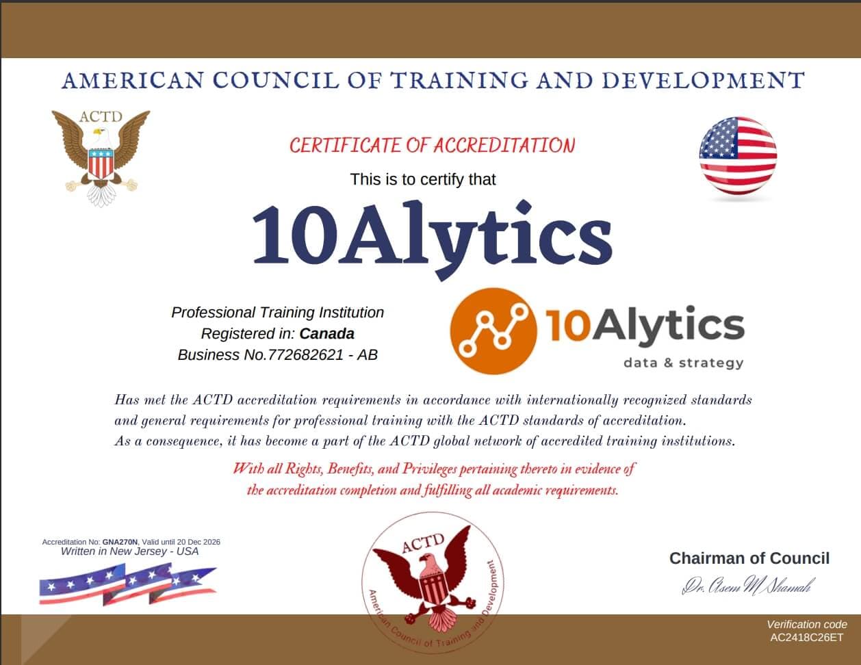 10Alytics | Data Science, Business Analysis, Financial Analytics, HR ...